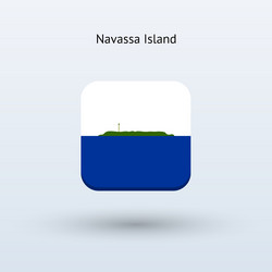Detailed map of navassa island Royalty Free Vector Image