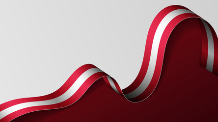 Peru ribbon flag background Royalty Free Vector Image