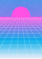 Cyberpunk futuristic design background Royalty Free Vector