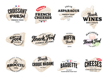 Logos Vintage French Vector Images (over 3,100)