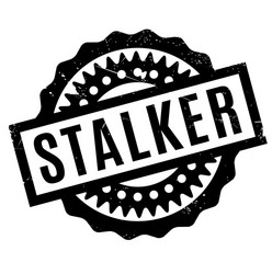 Stalker rubber stamp Royalty Free Vector Image