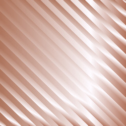 Rose golden metal gradient diagonal stripes Vector Image