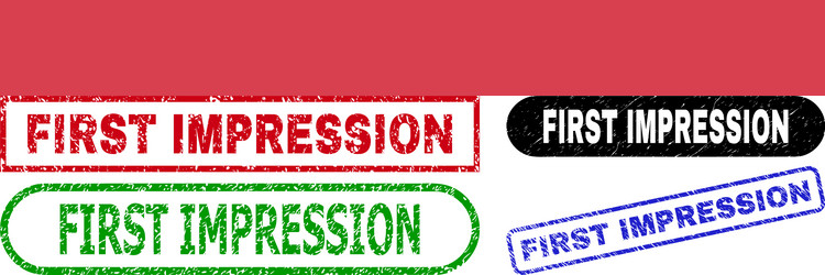 First impression Vector Images & Graphics for Commercial Use | VectorStock