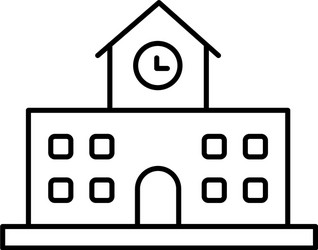 School icon Royalty Free Vector Image - VectorStock