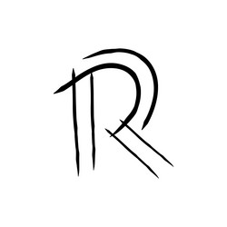 Cursive Font Letter R Vector Images (48)