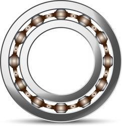 Metal Ball Bearing Detail Royalty Free Vector Image