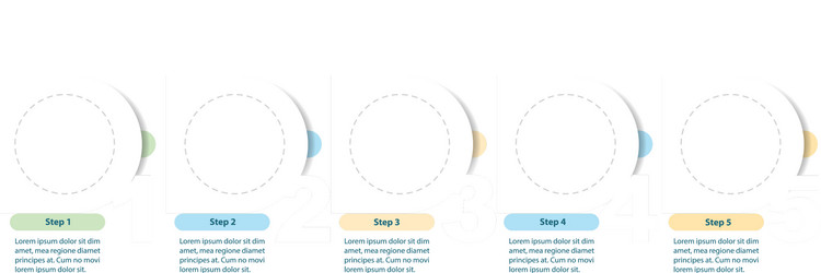 Sequence arrows infographic chart design template Vector Image