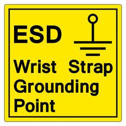 Grounding point symbol sign isolate on white Vector Image