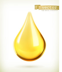 Oil drop icon Royalty Free Vector Image - VectorStock