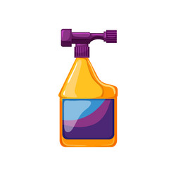 Advertisement glass cleaner cartoon Royalty Free Vector