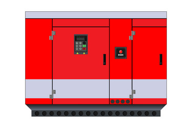 Diesel generator set graphics Royalty Free Vector Image