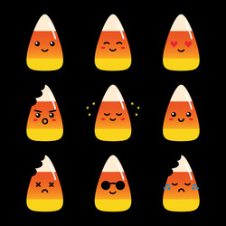 Candy Corn Emoji Vector Images (49)