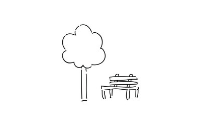 Bench Drawing Vector Images (over 3,500)