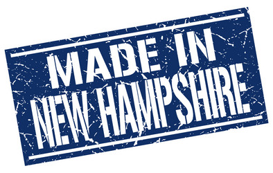 Made in new hampshire Royalty Free Vector Image