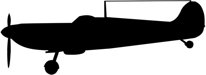 Spitfire Silhouette Vector Images (over 190)