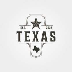 Texas state lone star symbol Royalty Free Vector Image