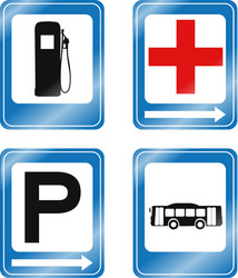 Transit signals Royalty Free Vector Image - VectorStock