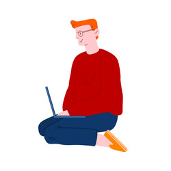 Student With Glasses Vector Images Over 23 000