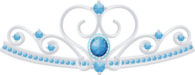 Sapphire Tiara Beauty Vector Images (35)
