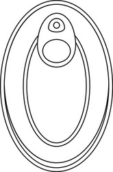 Top view box icon simple pack box Royalty Free Vector Image