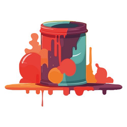 Paint Can Spilling Vector Images (over 330)