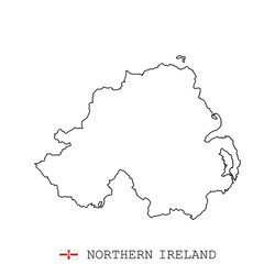 Outline Map of Northern Ireland Vector Images (over 460)