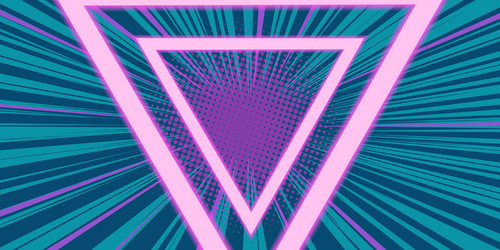 Hyperspace warp speed light effect background Vector Image