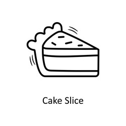 Cake Slice Outline Vector Images (over 4,400)