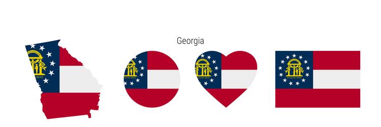 Georgia Flag Map Vector Images (over 670)
