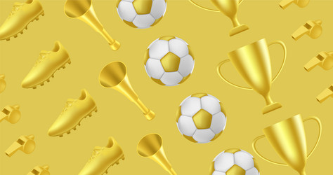 Golden boot soccer reward Royalty Free Vector Image