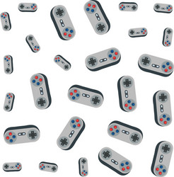 Video game controller white background Royalty Free Vector