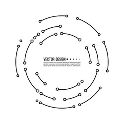 Abstract circle banner Royalty Free Vector Image