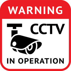 Cctv Warning Vector Images (over 6,900)