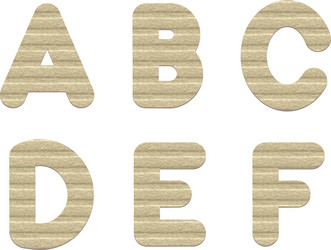 Embossed Font Vector Images (over 1,100)