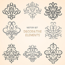 Number 0 floral decorative ornament Royalty Free Vector