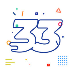 Number 33 Vector Images (over 730)
