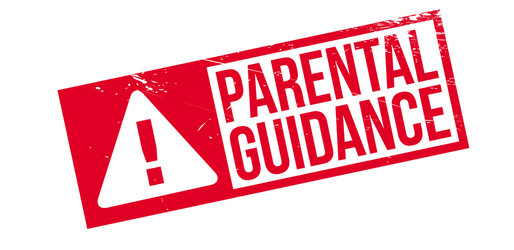 Parental guidance rubber stamp Royalty Free Vector Image