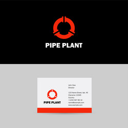 Metal pipes design web element Royalty Free Vector Image