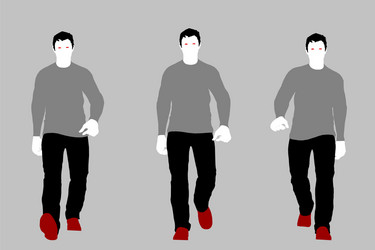 People Walking Front View Vector Images (over 370)