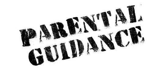 Parental guidance rubber stamp Royalty Free Vector Image