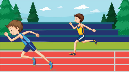 Boys Track And Field Clipart