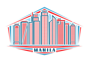 Logo for manila Royalty Free Vector Image - VectorStock