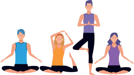 Yoga Poses Vector Images (over 44,000)