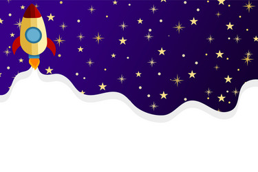 Outer space background Royalty Free Vector Image