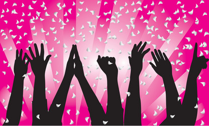 Colorful hands Royalty Free Vector Image - VectorStock