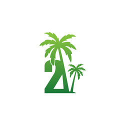 Palm Tree Font Vector Images (over 1,000)