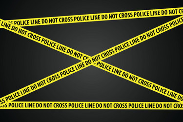 Police investigation Royalty Free Vector Image