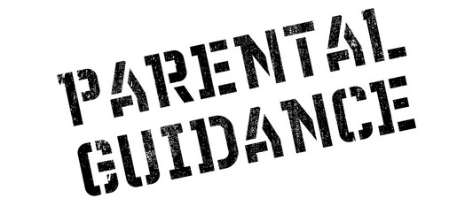 Parental guidance rubber stamp Royalty Free Vector Image
