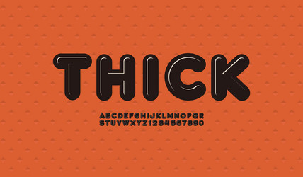 Art alphabet fanny font child typography Vector Image