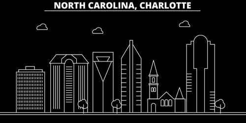 Charlotte Skyline Vector Images (over 160)